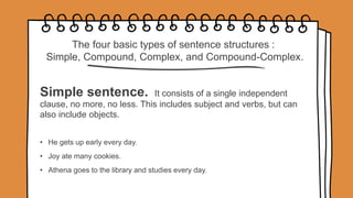 sentencestructure.pptx | Programming Languages | Computing