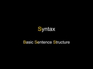 Sentence Structure.ppt