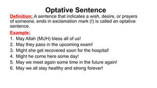 the structure of sentence based on the structure | PPTX