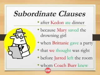 Sentence structure and conjunction .ppt