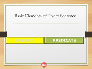 Sentence structure and conjunction .ppt