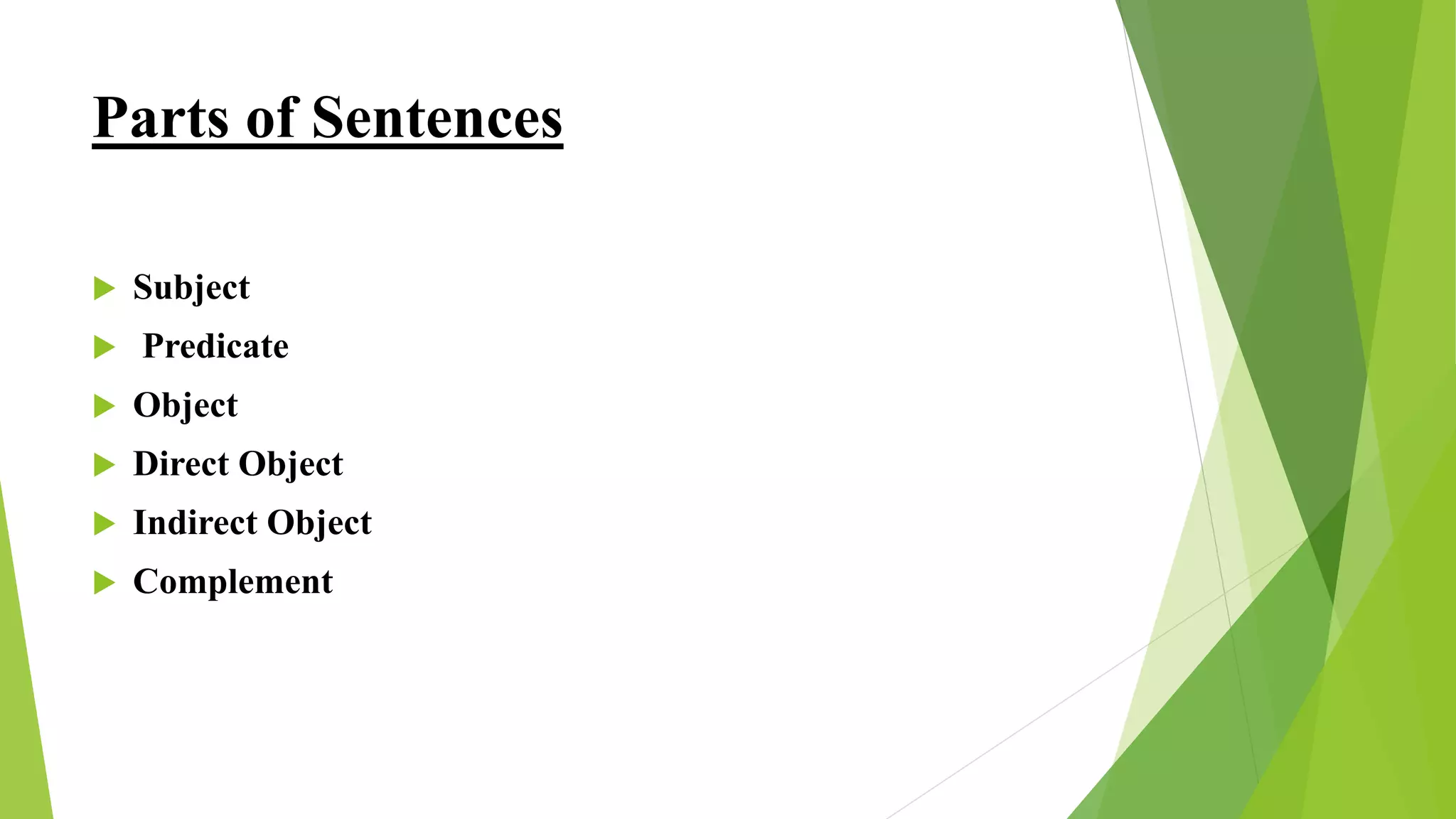 Sentence structure | PPTX | Programming Languages | Computing