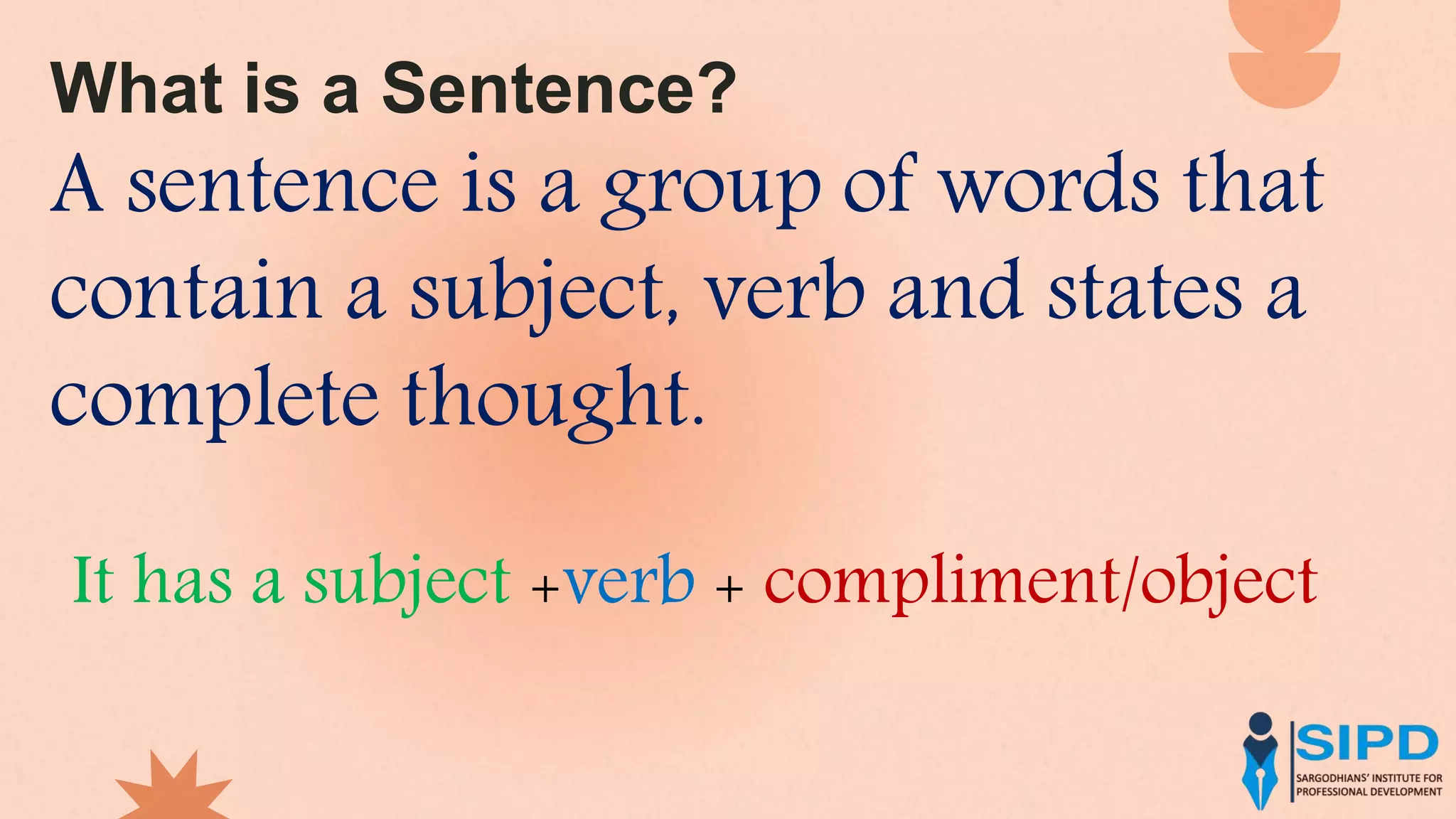 Sentence Structure | PPT