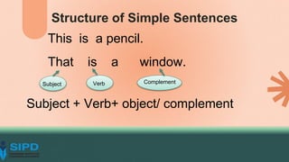 Sentence Structure | PPT