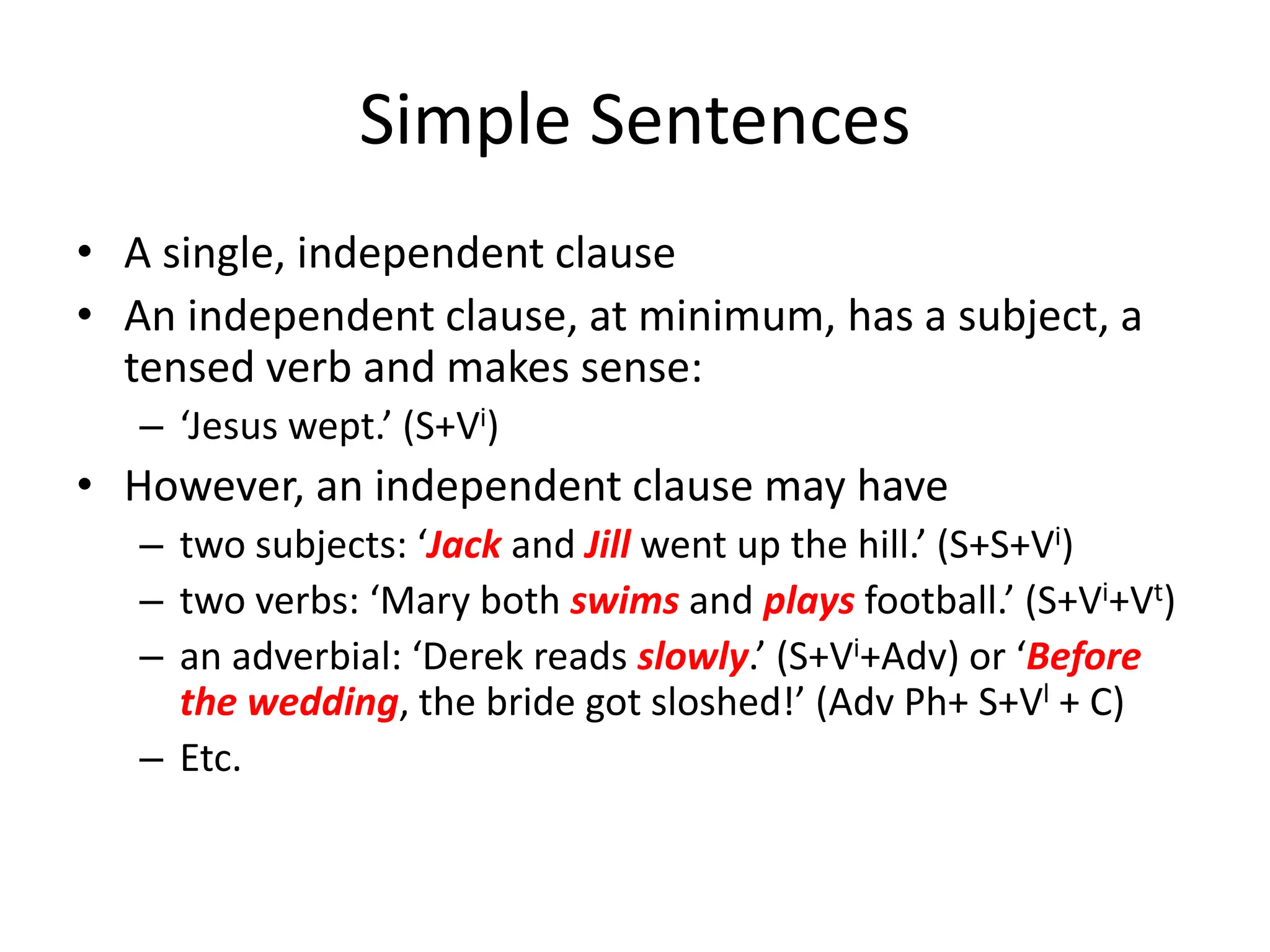 Sentence Structure, Grammar and Mechanics_2017.pptx
