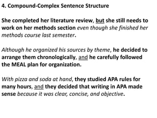 sentence structure part 1 | PPT