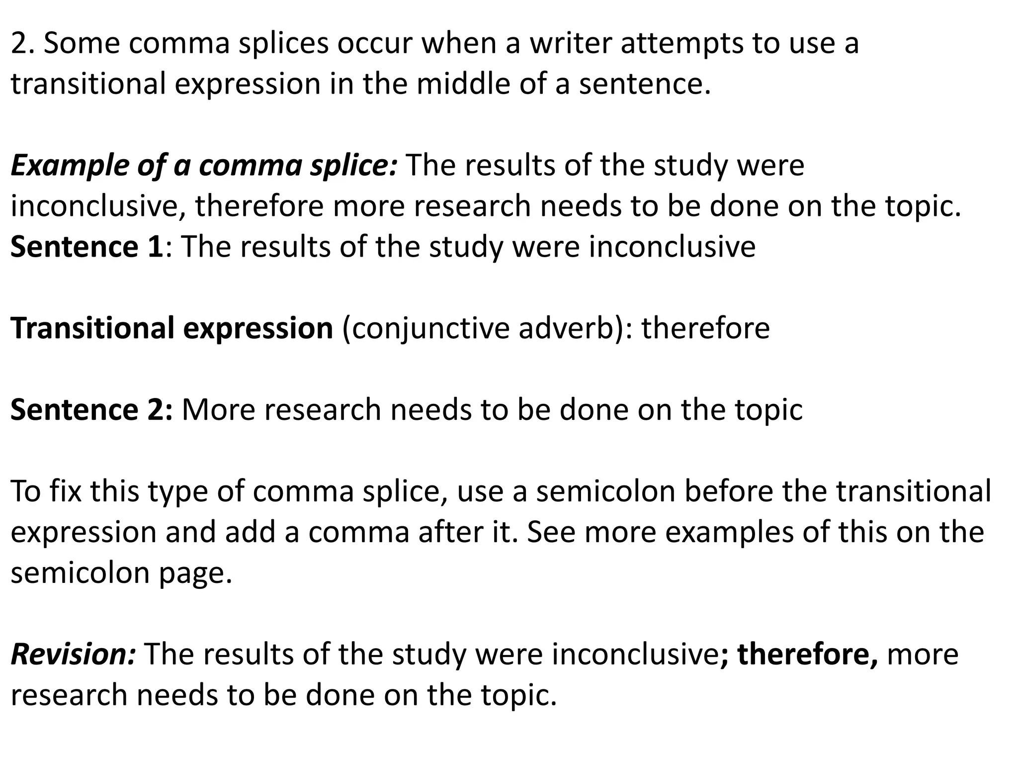 Sentence structure II (run-on, comma splice, fragment) | PPTX