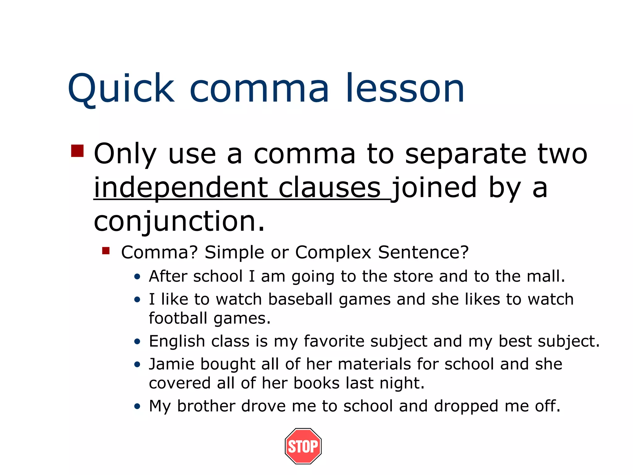 Sentence structure powerpoint | PPT