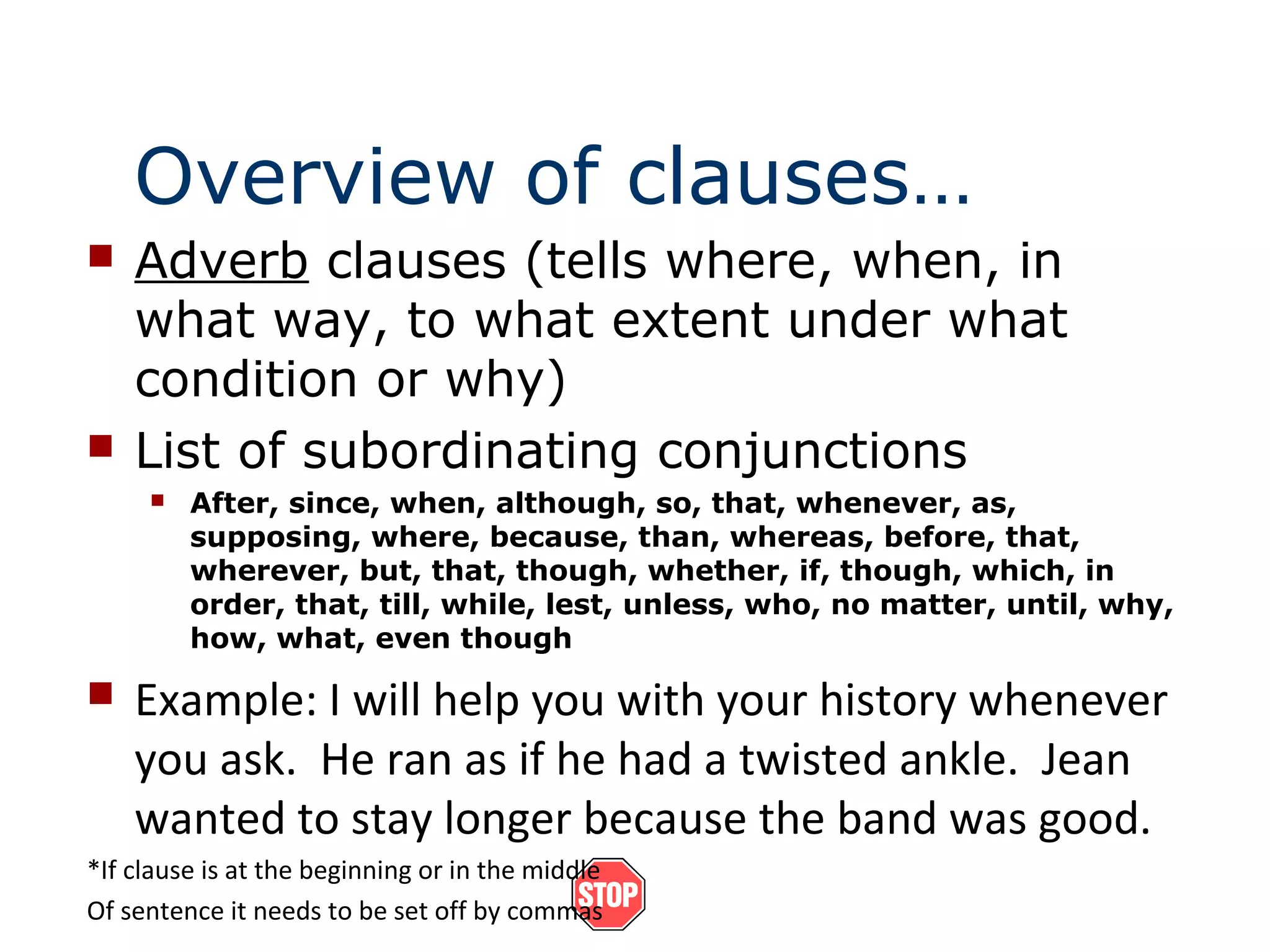 Sentence structure powerpoint | PPT