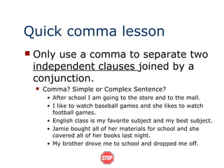 Sentence structure powerpoint | PPT