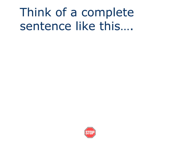 Sentence structure powerpoint | PPT