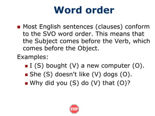 Sentence structure | PPSX