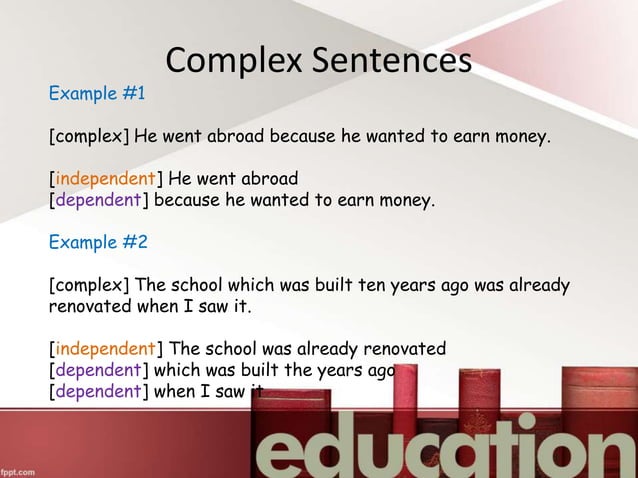Sentence structure In English Language. [Forms] | PPTX