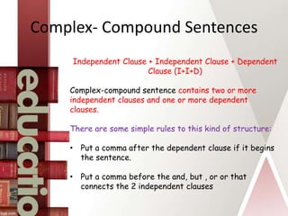 Sentence structure In English Language. [Forms] | PPTX