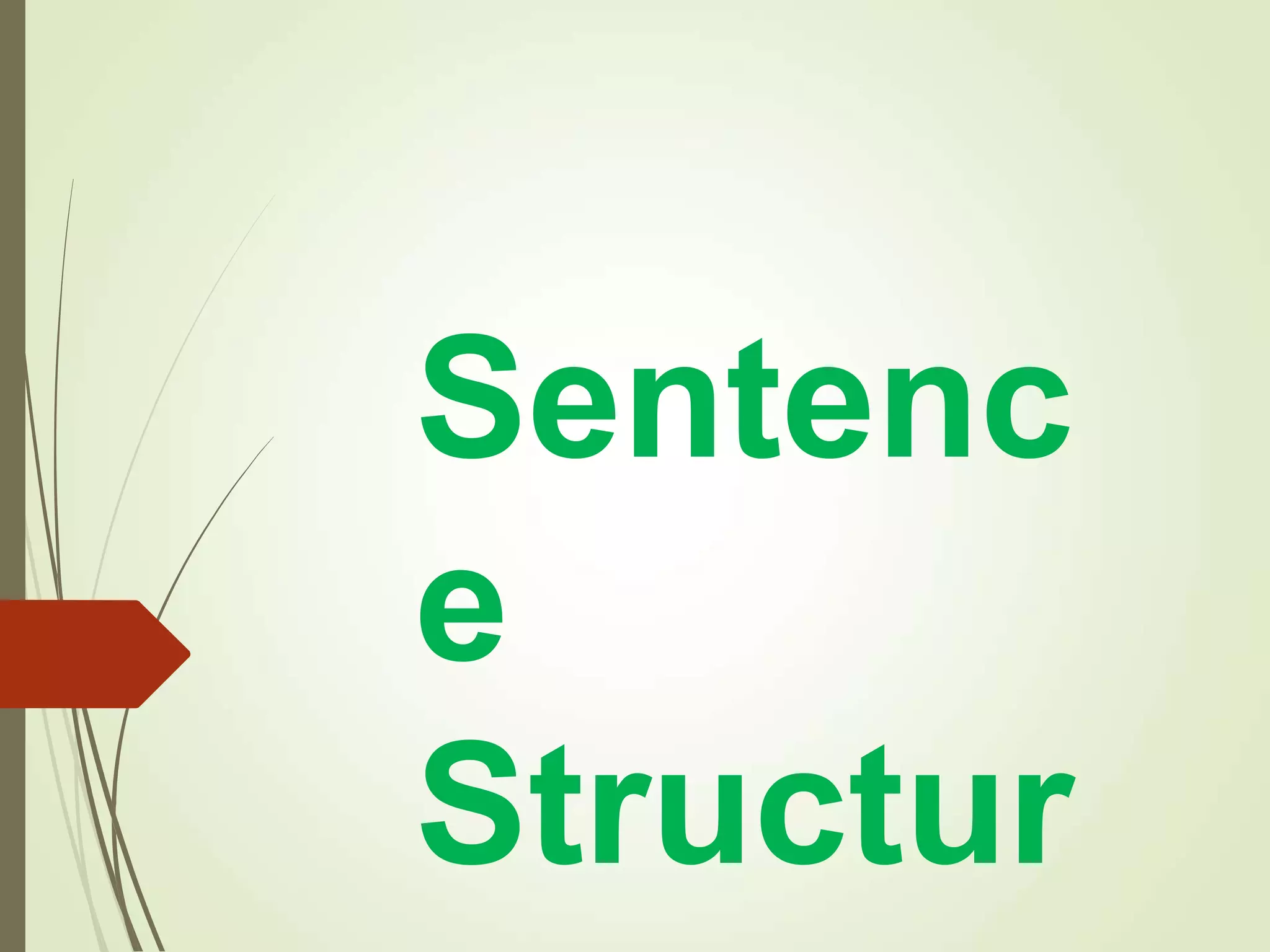 Types of Sentences According to Structure | PPT