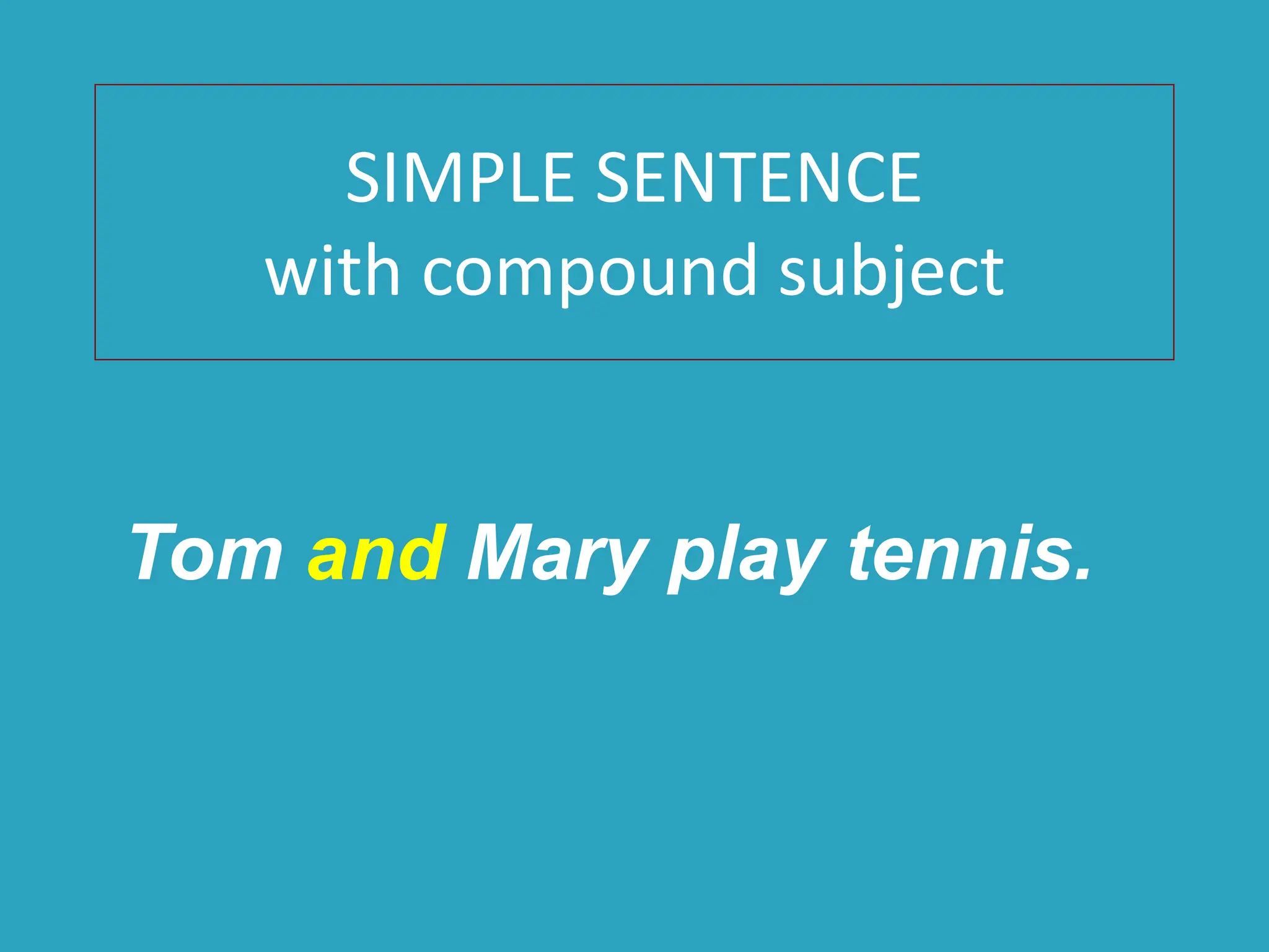 Sentence_Structure_Types.ppt: SImple, Complex,Compound, COmpound-complex. | PPT | Tennis | Sports