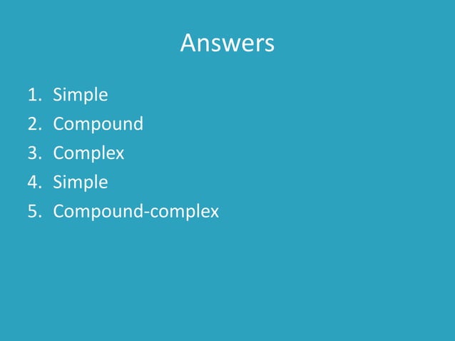 Sentence_Structure_Types.ppt: SImple, Complex,Compound, COmpound ...