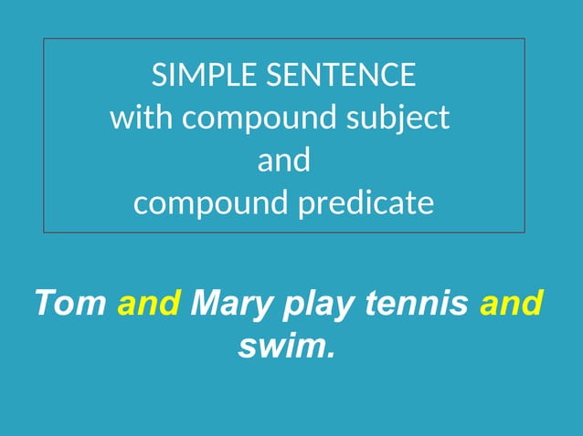 Sentence_Structure_Structure_ simple complex | PPT