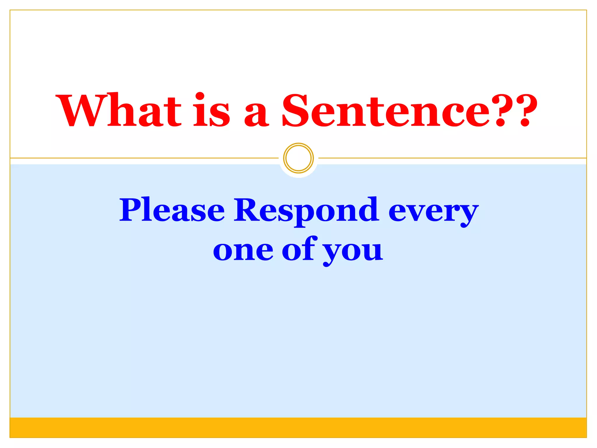 Sentence structure &parts of sentence | PDF