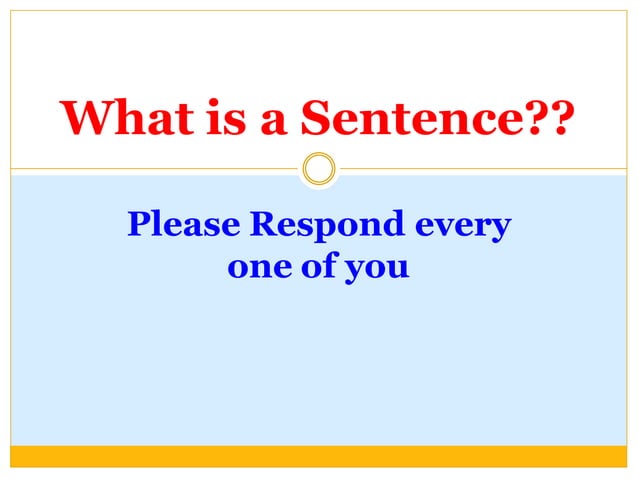 Sentence structure &parts of sentence | PDF