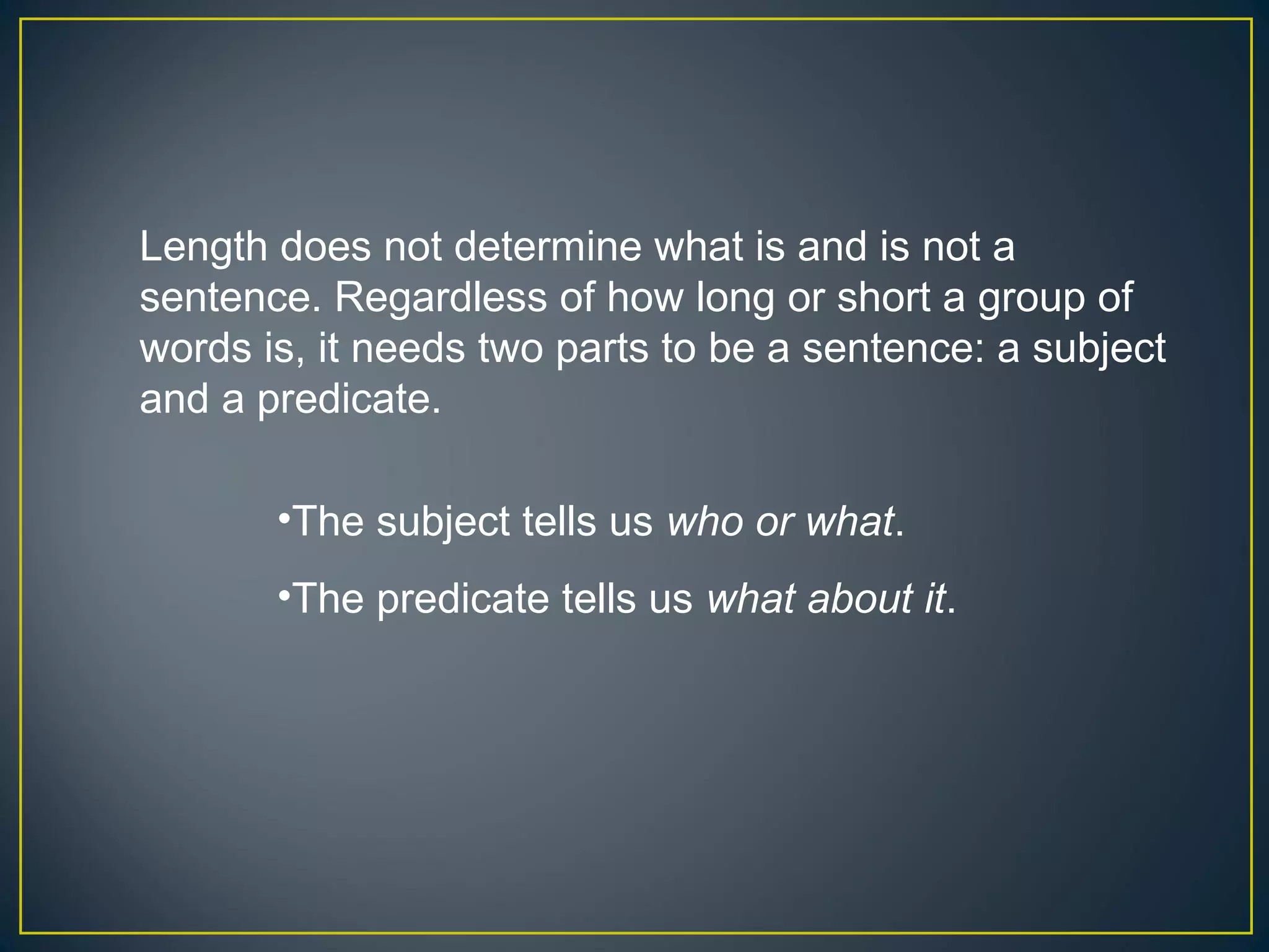 Sentence Structure Using a Bike Metaphor | PPT