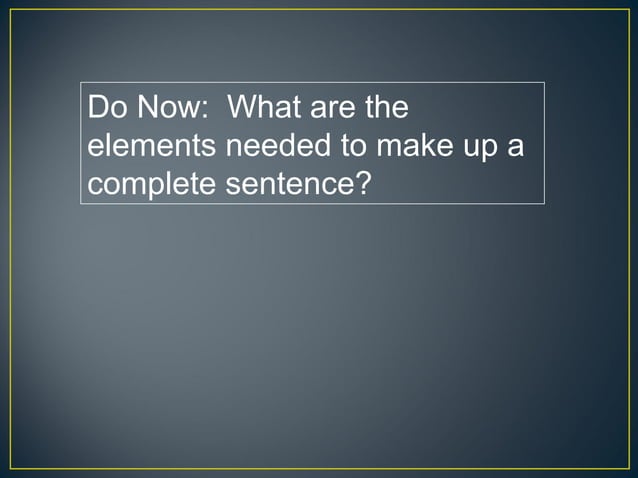 Sentence Structure Using a Bike Metaphor | PPT