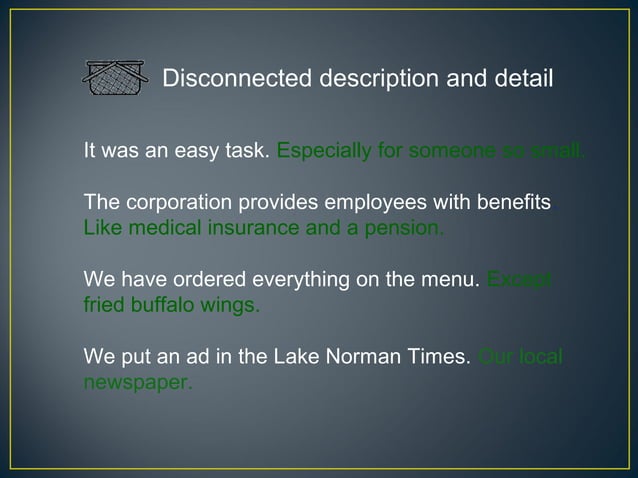 Sentence Structure Using a Bike Metaphor | PPT