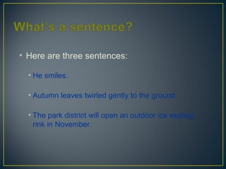 Sentence Structure Using a Bike Metaphor | PPT