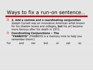 Sentence stucture review | PPT