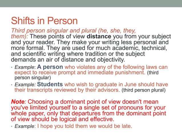 Sentence style for technical reporters | PPTX