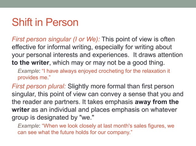 Sentence style for technical reporters | PPTX