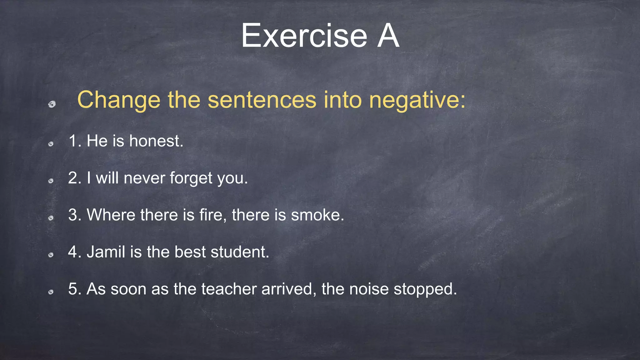 Sentence transformation part 1 | PPTX