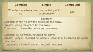 Sentence transformation part 5 | PPTX