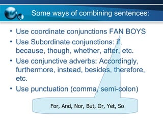 Sentence types | PPS