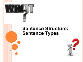 Sentence Structure : Sentence Types | PPT