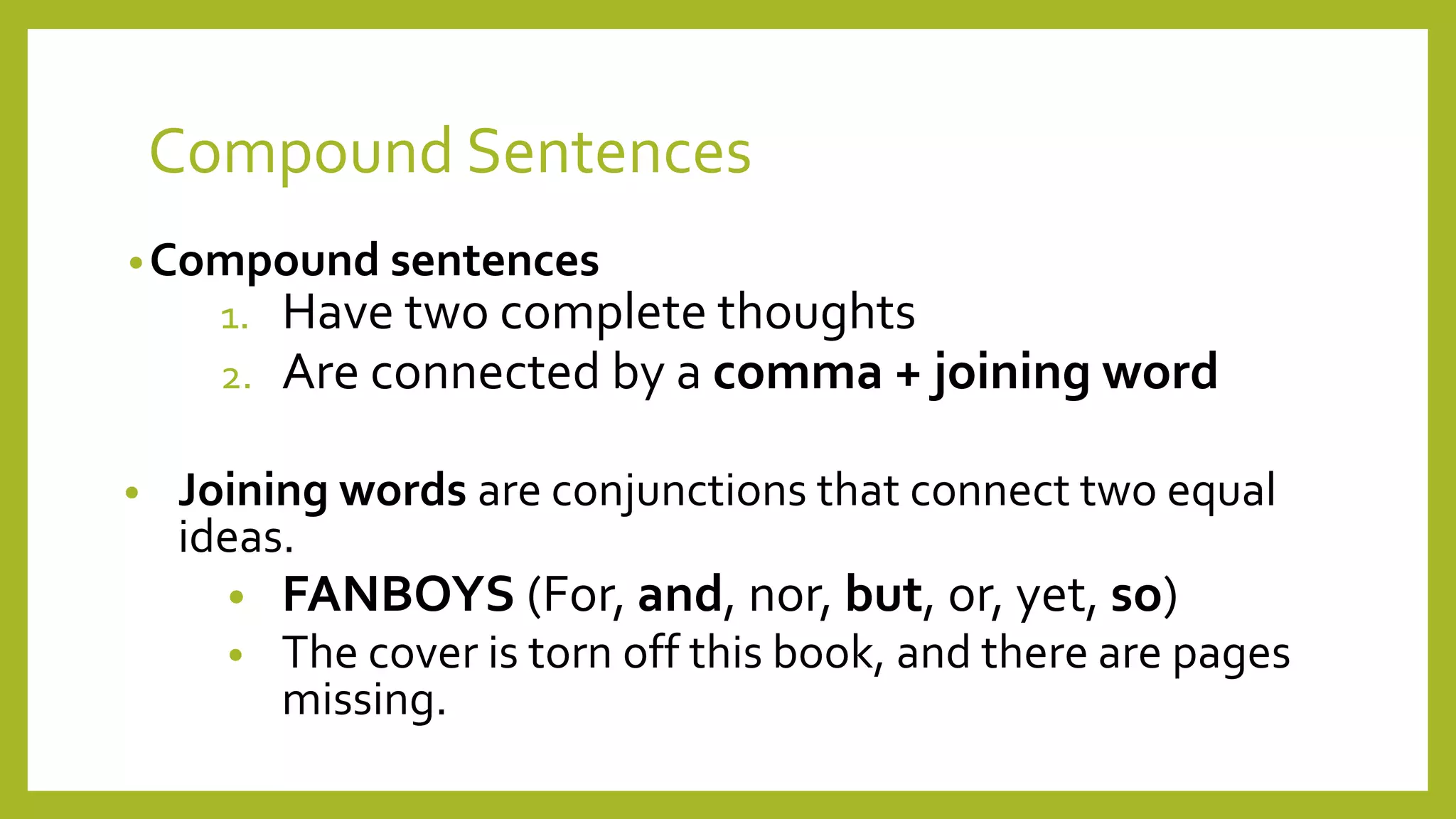 Sentence Types | PPT