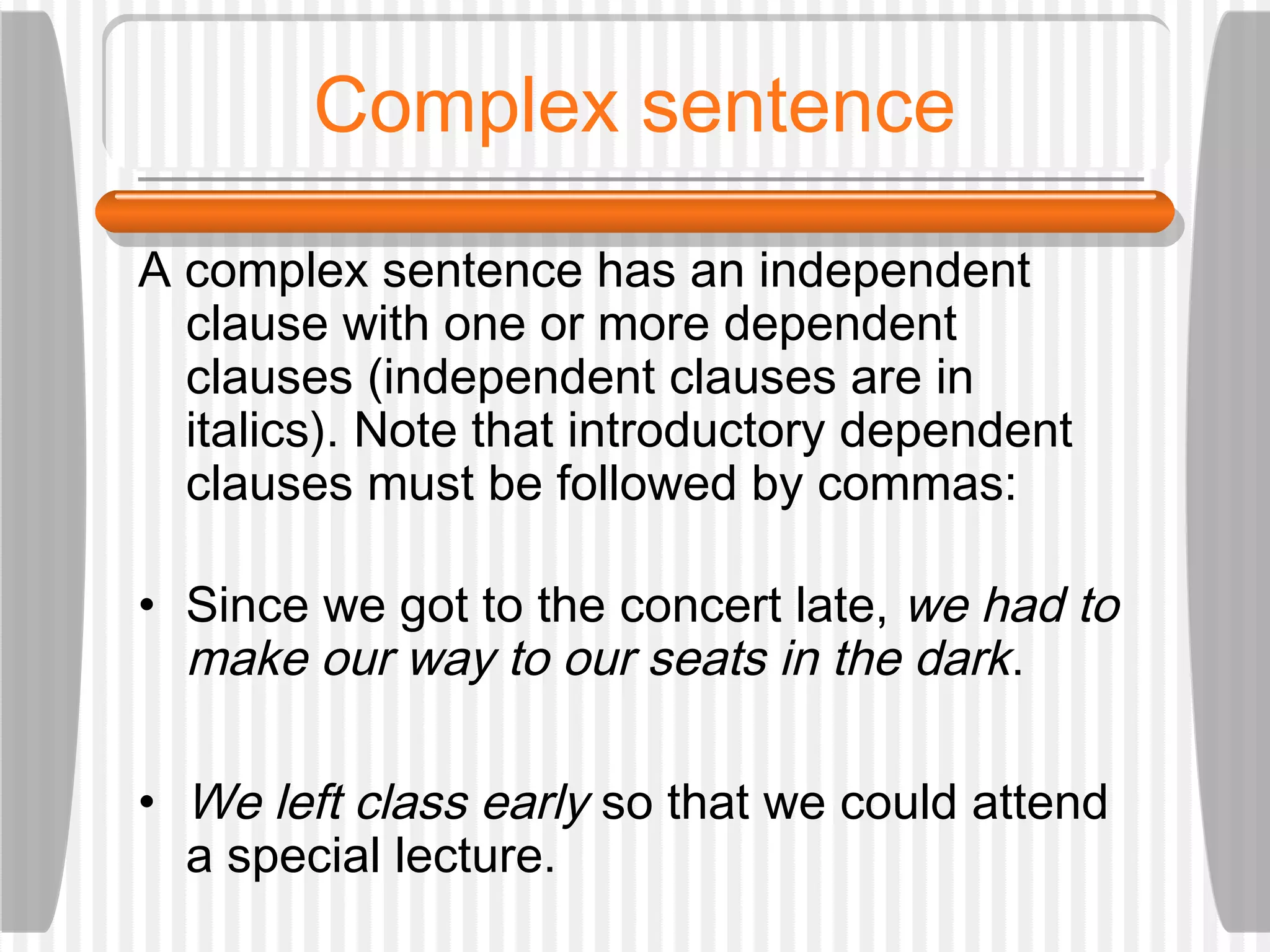 Sentence Types | PPT