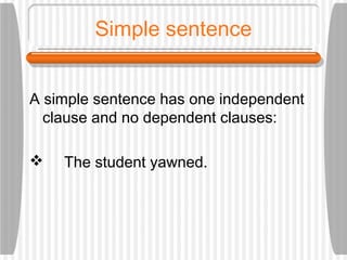 Sentence Types | PPT