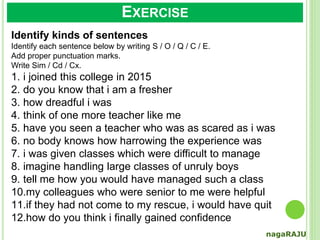 Sentence Yypes | PPT