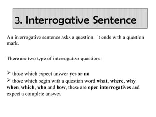 sentence types by Lahore leads university .ppt