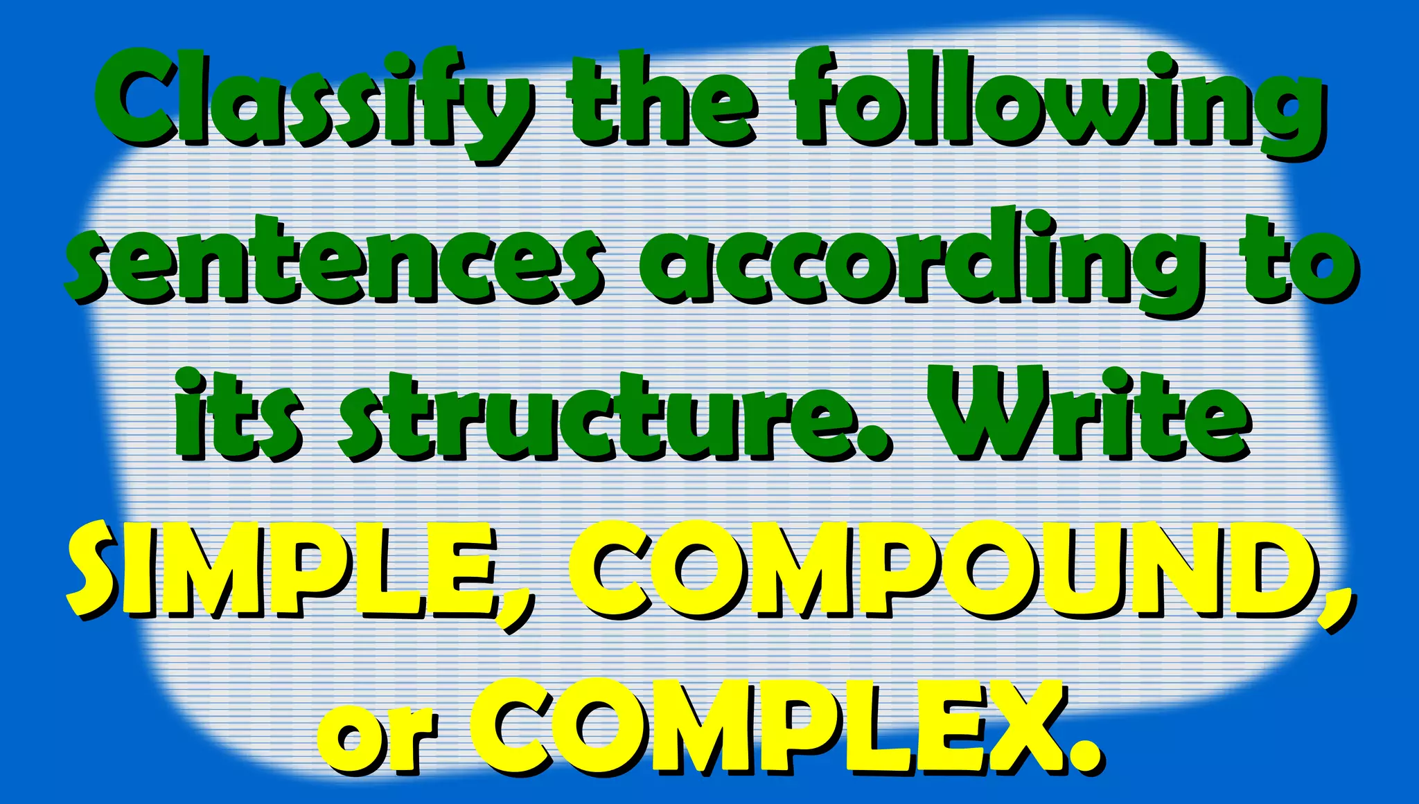 Kinds of Sentence according to Structure | PPT