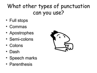 Sentence types and punctuation revision | PPT