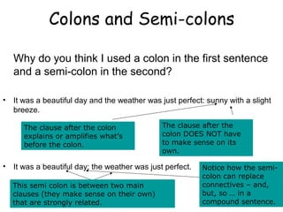 Sentence types and punctuation revision | PPT