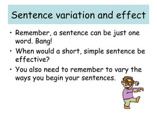 Sentence types and punctuation revision | PPT