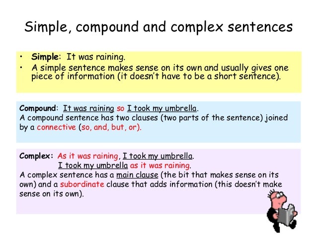 Sentence types and punctuation revision