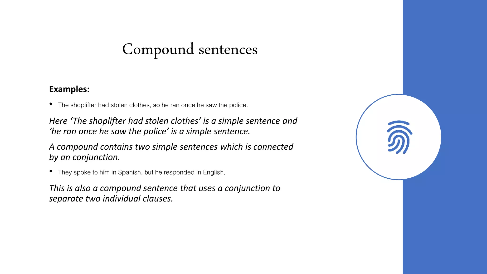 Sentence types simple,compound,complex powerpoint | PPTX