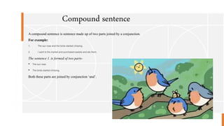 Sentence types simple,compound,complex powerpoint | PPTX