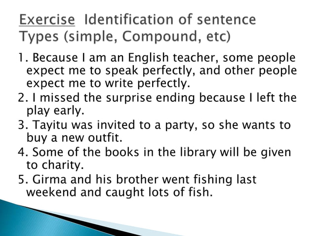 Sentence Types: Compound-complex Sentence Examples & Exercise for all ...