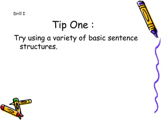 Sentence Variety | PPT