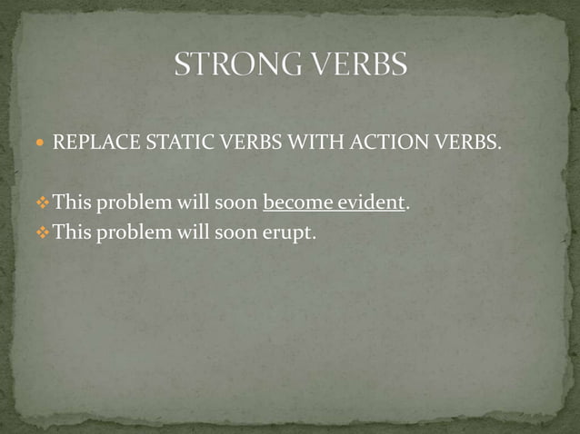 Sentence vitality | PPTX